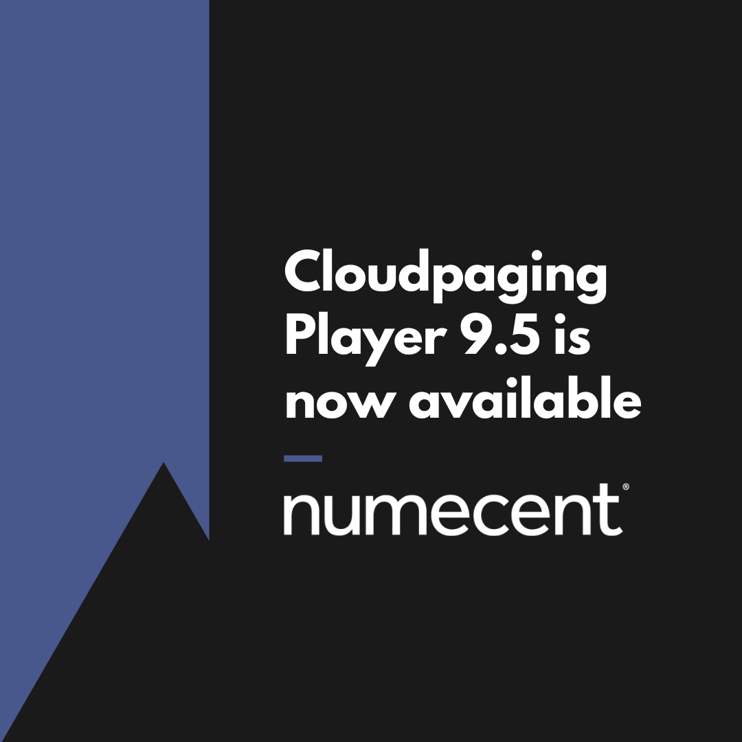 Cloudpaging Player 9.5 Product Release